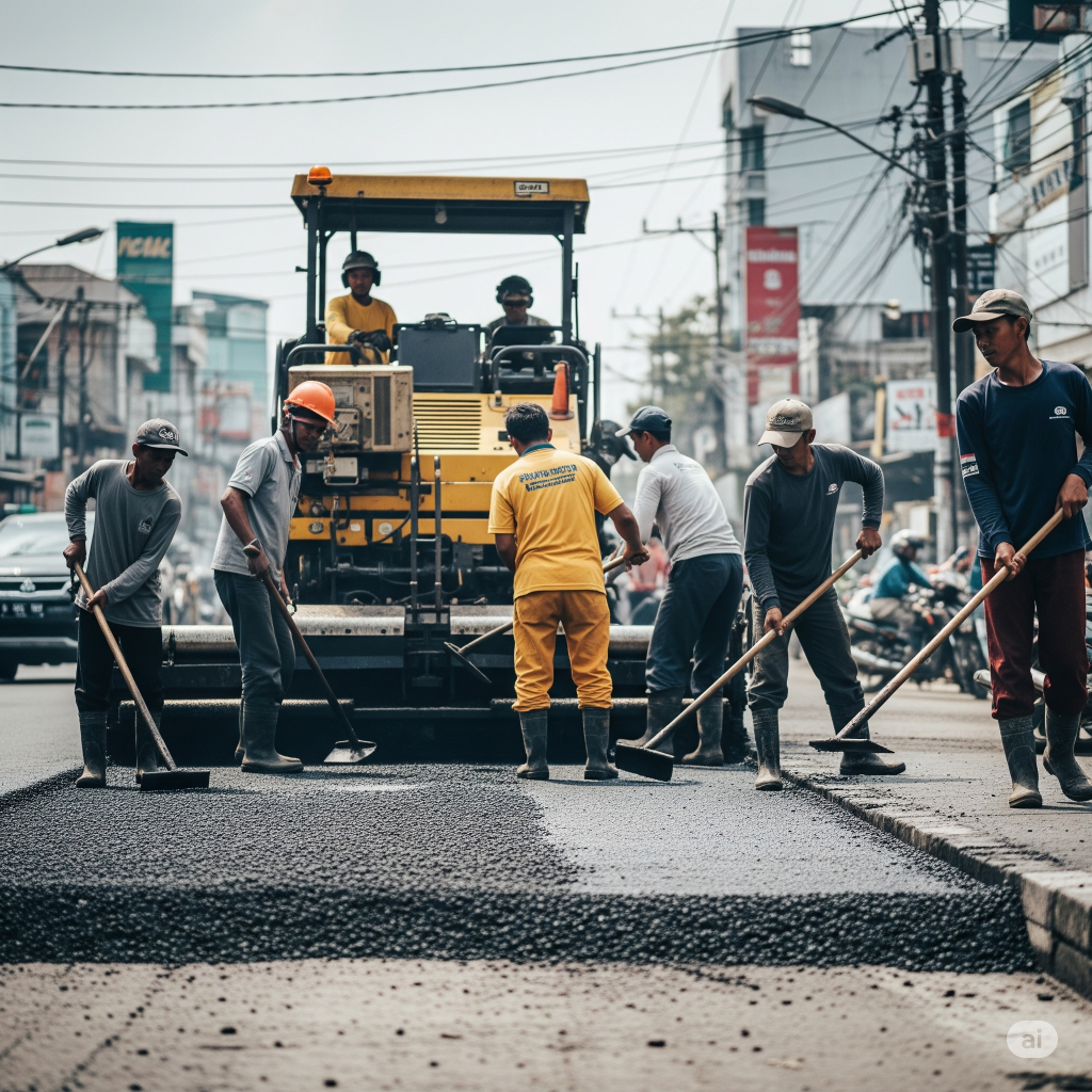 kontraktor Aspal Jalan Hotmix - Artha Konstruksi